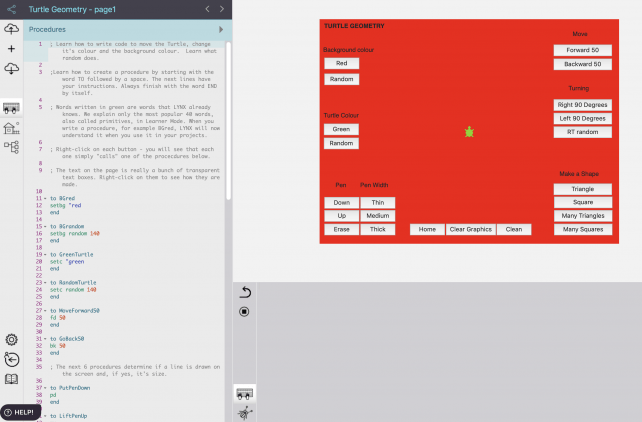New programming environments for learning (September 2020 ...