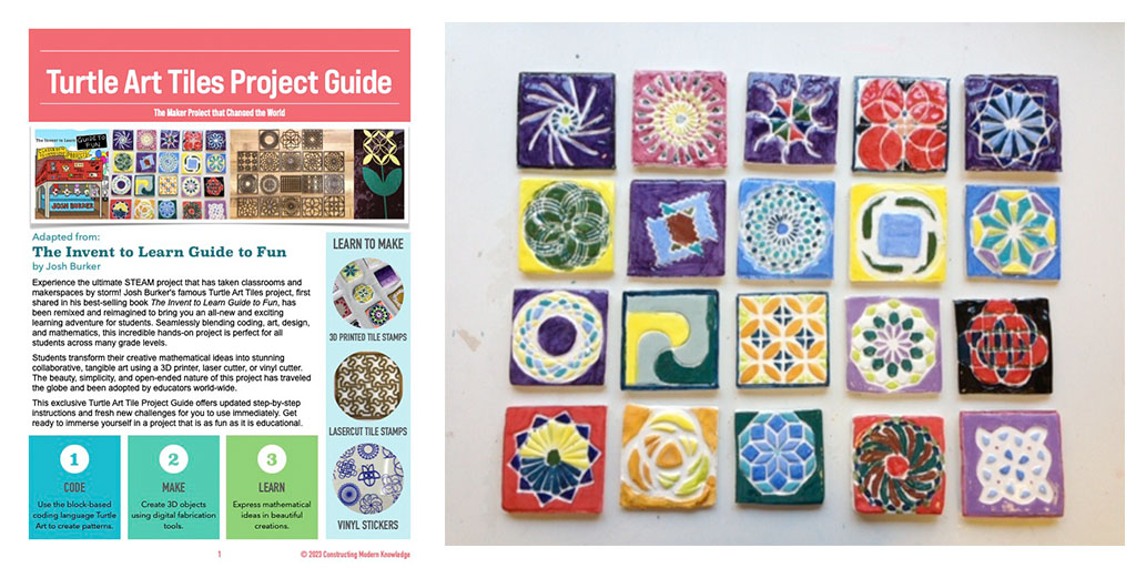 Resubscribe from mailchimp and get Turtle Art Tiles Project Guide ...